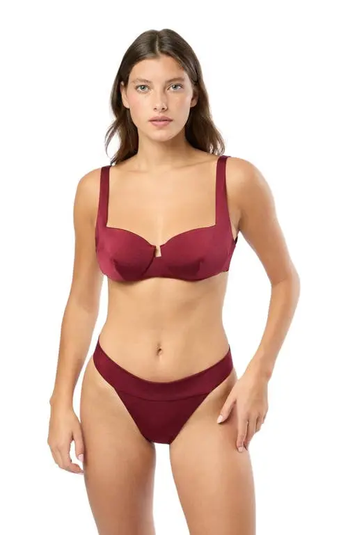 Onia Danica Bikini Top - Pomegranate