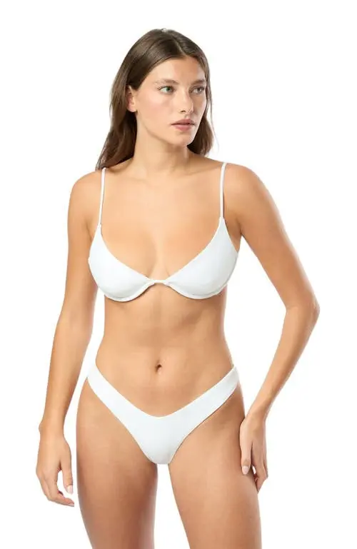 Onia Liana Bikini Top - White