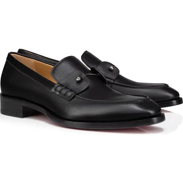 CHRISTIAN LOUBOUTIN Chambelimoc Flat Loafer - Black