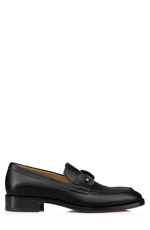 CHRISTIAN LOUBOUTIN Chambelimoc Flat Loafer - Black
