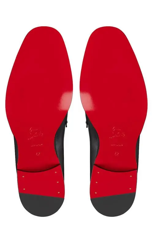 CHRISTIAN LOUBOUTIN Chambelimoc Flat Loafer - Black