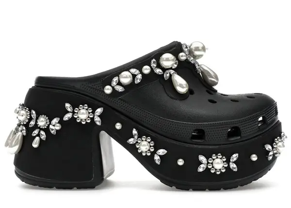 CROCS Siren Clog Simone Rocha Spiked - Black
