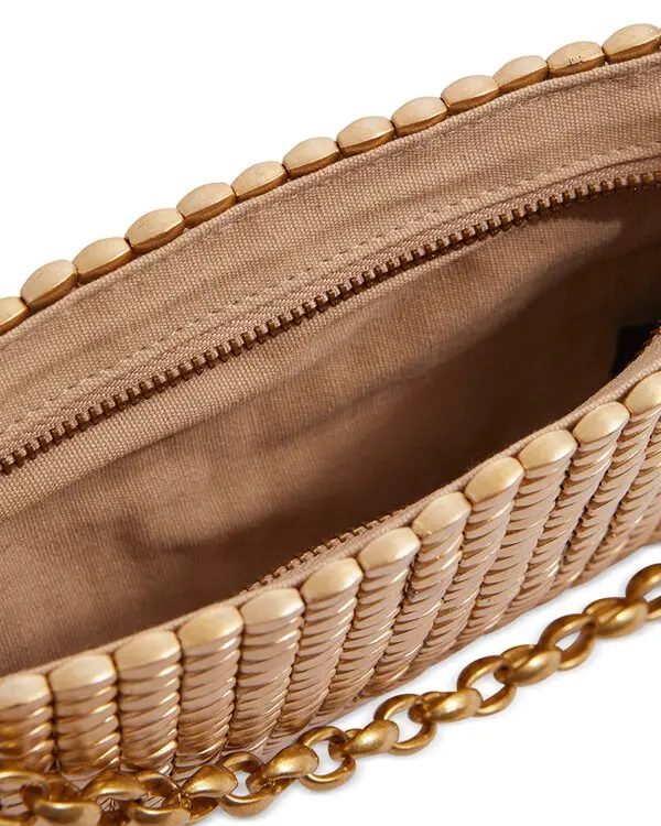 REISS Bailey Beaded Shoulder Bag