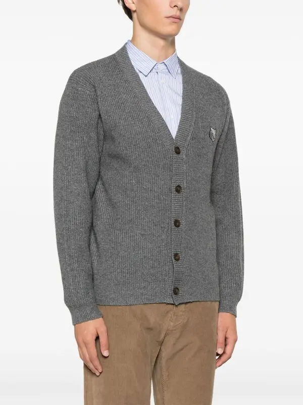Maison Kitsuné Bold Fox Head-patch Cardigan