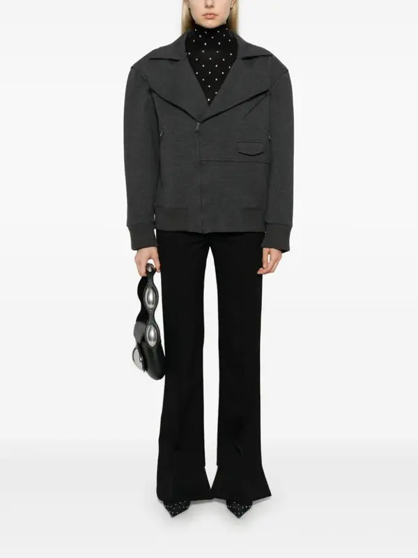 Norma Kamali Jersey Biker Jacket