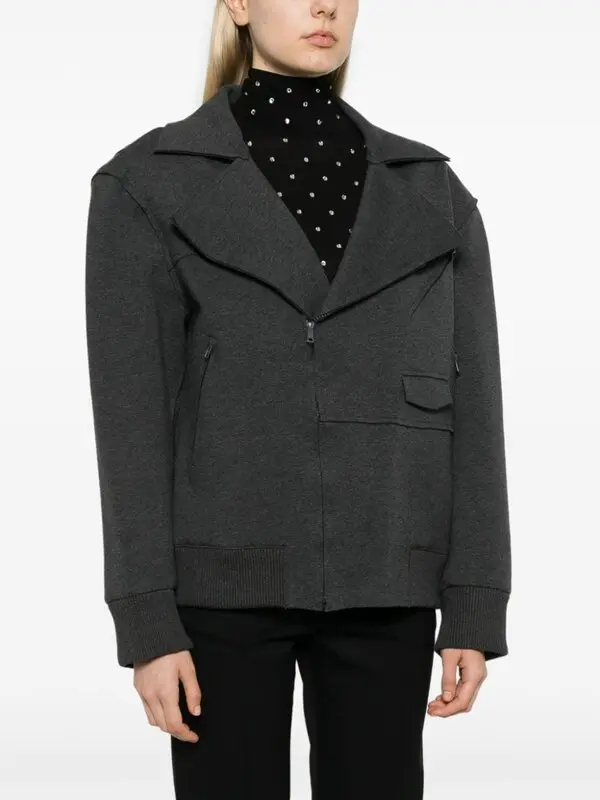 Norma Kamali Jersey Biker Jacket