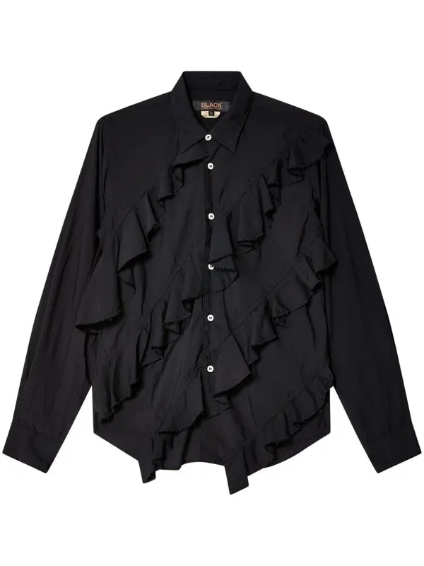 BLACK COMME DES GARÇONS Ruffle-detailing Shirt