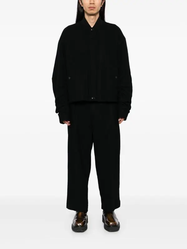 Facetasm Pleated Tapered Trousers