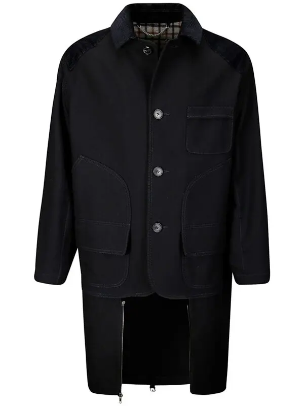 MAISON MARGIELA Panelled Mid-length Coat