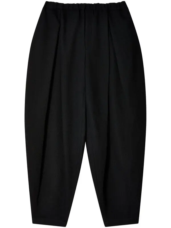 BLACK COMME DES GARÇONS Tapered-leg Trousers