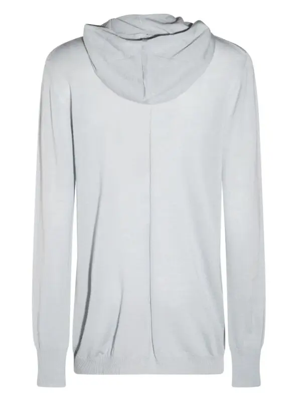 Rick Owens Fine-knit Hooded Jumper