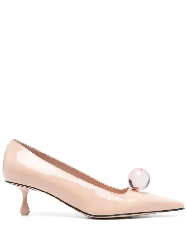 JIMMY CHOO 50mm Orb Pumps - Neutrals