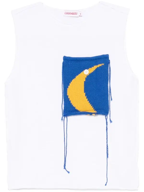 CHARLES JEFFREY Patch-pocket Tank Top