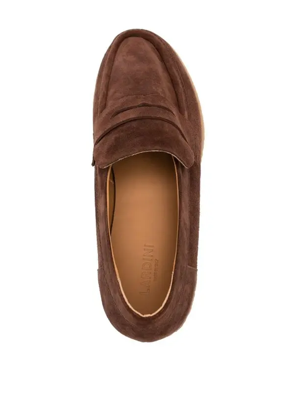 LARDINI Suede Loafers