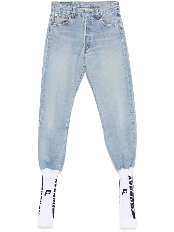PROTOTYPES Elastic-panelled Jeans