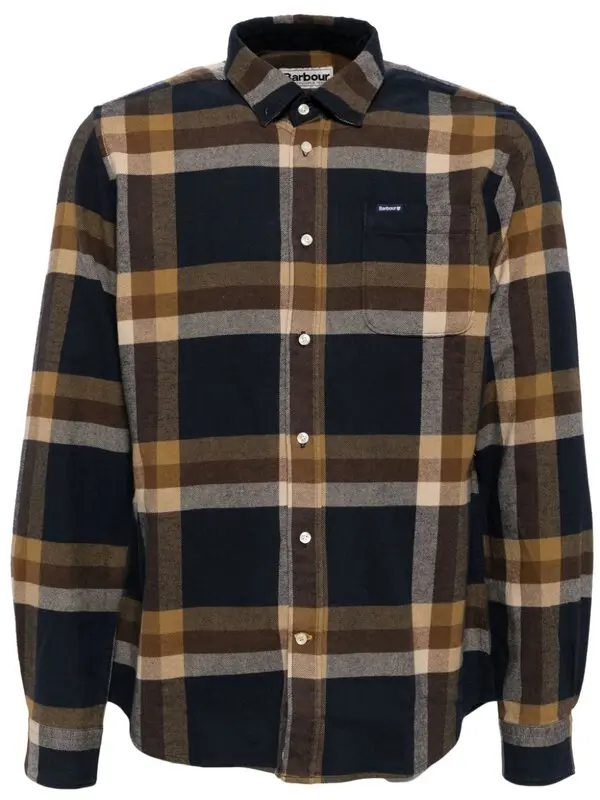 Barbour Check Pattern Shirt - Blue