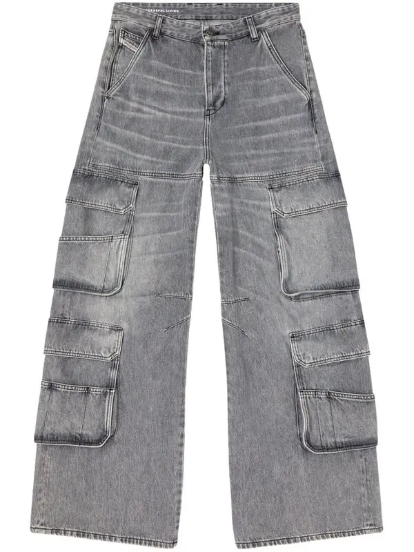 DIESEL® 1996 D-sire Wide-leg Jeans - Grey