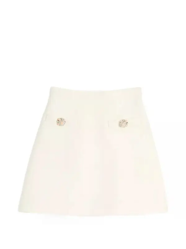 Valentino Garavani Crepe Couture Skirt - Neutrals