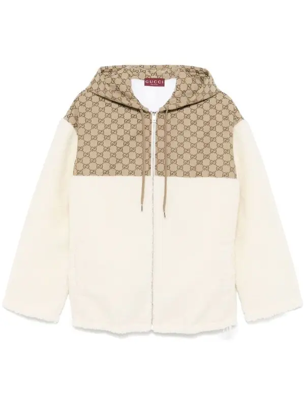 Gucci Gg Intarsia Fleece Jacket