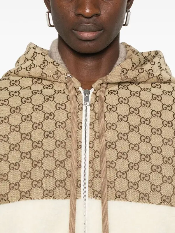 Gucci Gg Intarsia Fleece Jacket