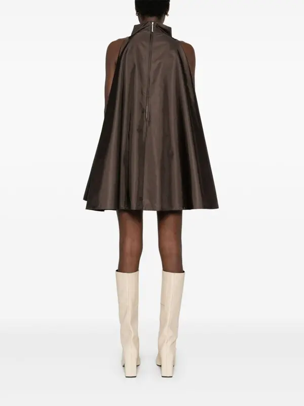 Marni Trapeze Mini Dress - Brown