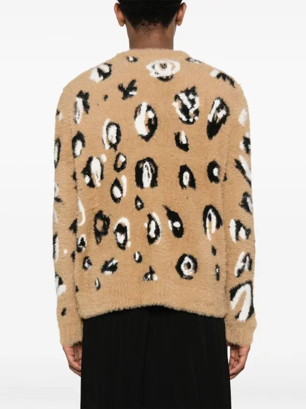 CHARLES JEFFREY Brushed-finish Patch-logo Cardigan