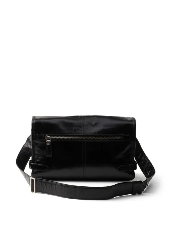 Prada Leather Shoulder Bag - Black