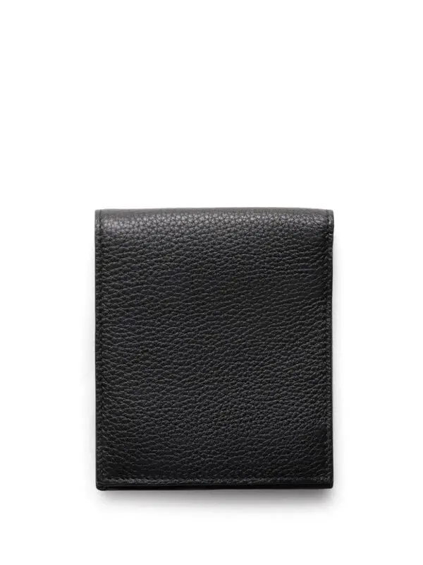 Prada Enamel Triangle-logo Wallet - Black
