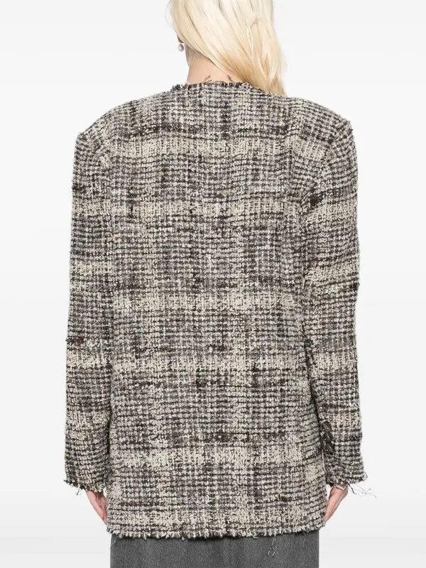 JNBY V-neck Tweed Jacket