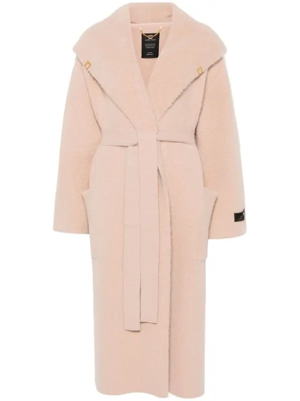 Elisabetta Franchi Knitted Wrap Coat