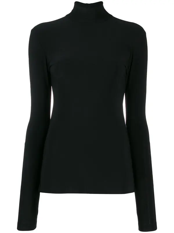 Norma Kamali Slim-fit Turtleneck Top