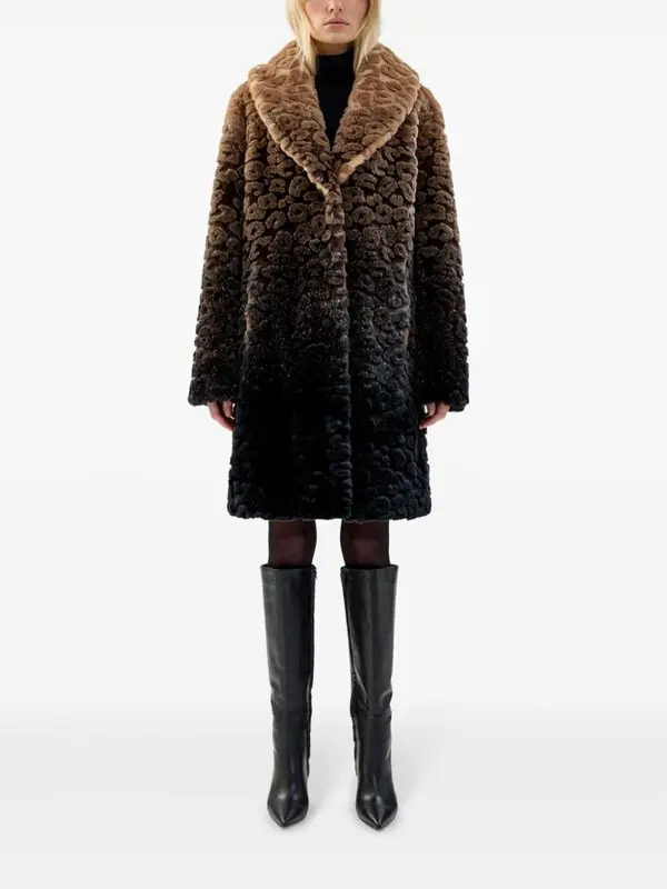 UNREAL FUR Leopard Print Faux-fur Coat