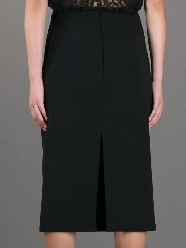 Balenciaga Asymmetrical Wrap Skirt With Side Slit