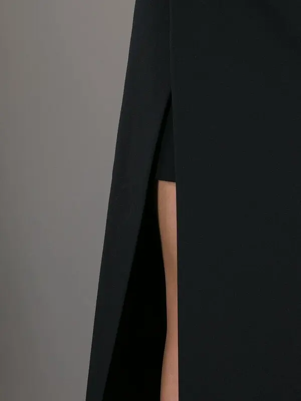 Balenciaga Asymmetrical Wrap Skirt With Side Slit