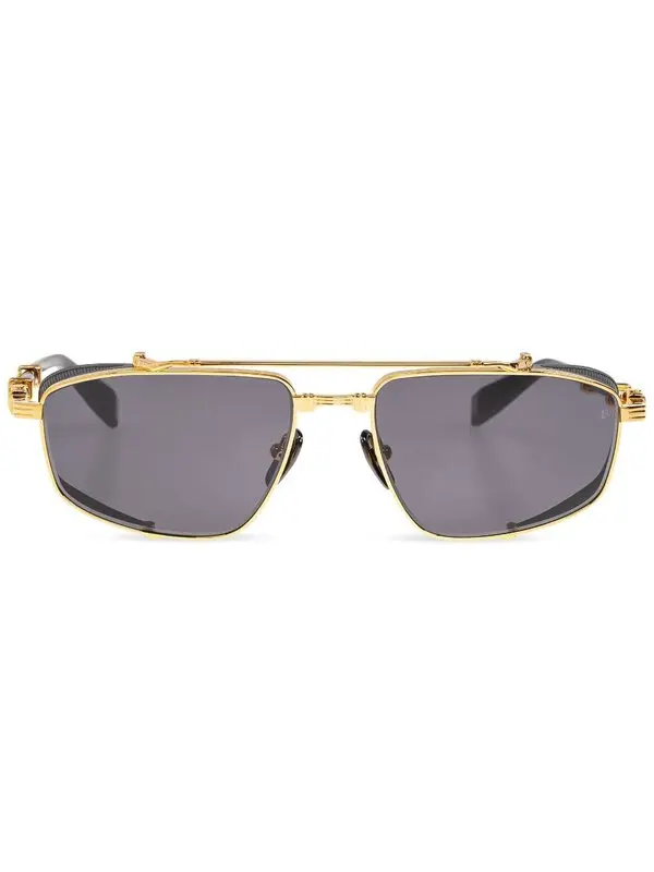 Balmain Pilot-frame Sunglasses - Gold