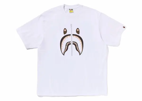 A BATHING APE Shark Ii Tee Shirt - White