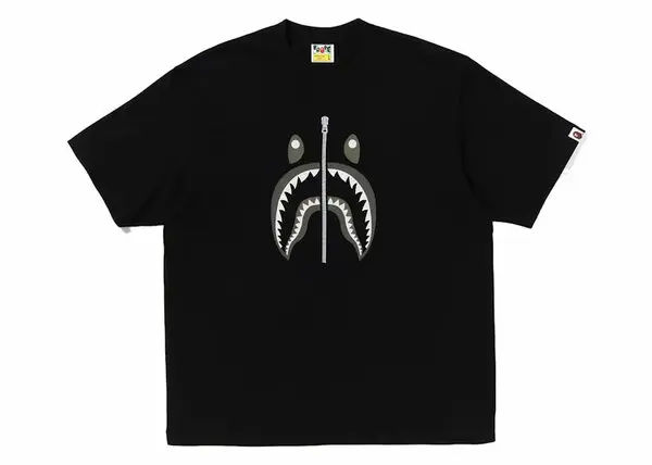 A BATHING APE Shark Ii Tee Shirt - Black