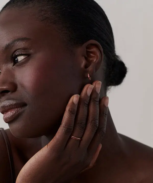 Jenni Kayne Merit Baguette Hoop Earrings