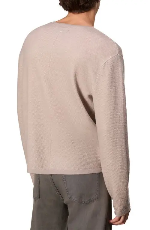 Rag & Bone Bennet Merino Wool Crewneck Sweater - Light Natural