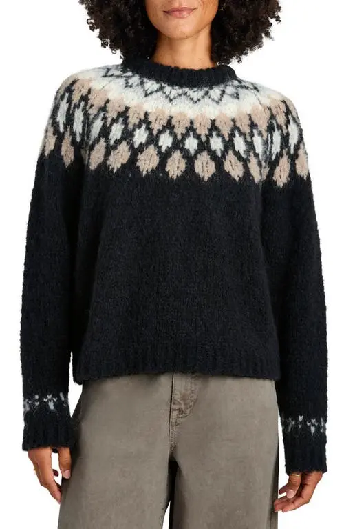 Splendid Noelle Fair Isle Alpaca Blend Sweater
