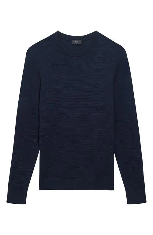 Theory Maden T.novo Crewneck Wool Sweater - Baltic