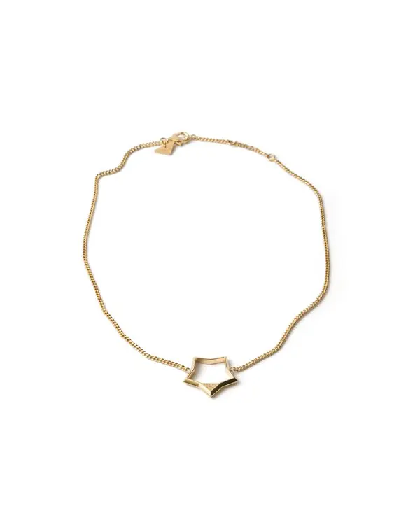 Prada Metal Necklace - Gold/silver