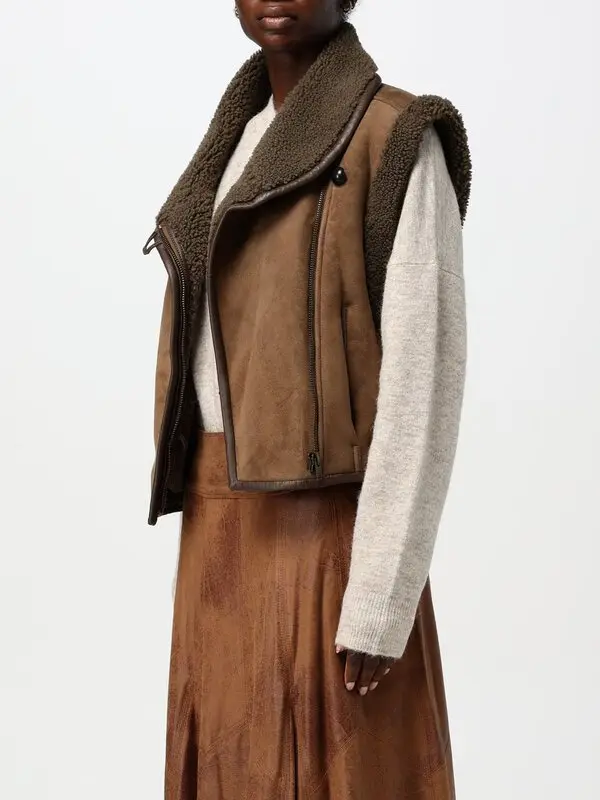 Isabel Marant Étoile Shearling Trimmed Vest