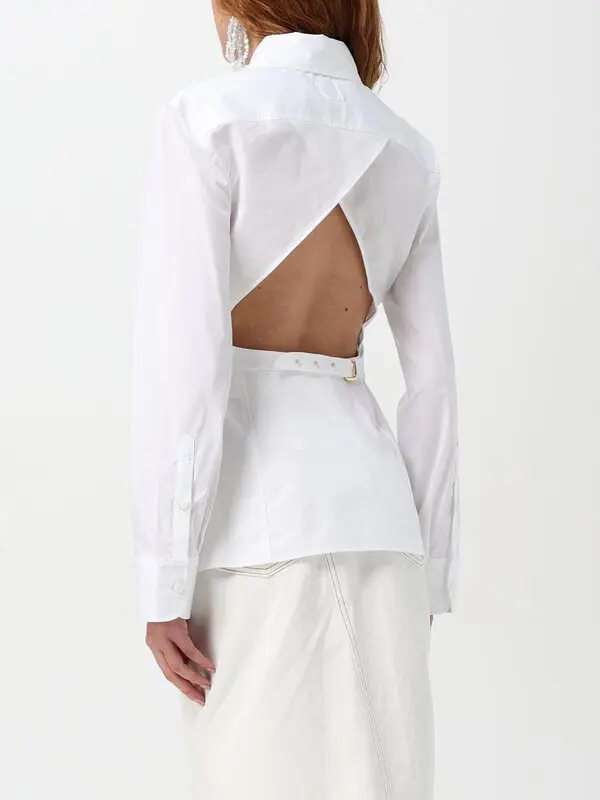 Jacquemus Open Back Shirt - White