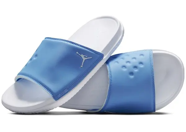 JORDAN Play Slidein Sandals - University Blue/white