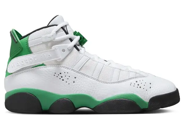 JORDAN 6 Rings - White/black/lucky Green