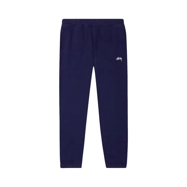 StÜssy Stock Logo Relaxed Fit Pants - Blue