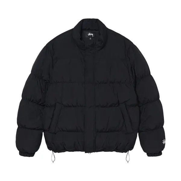 StÜssy Ripstop Down Puffer Jacket - Black