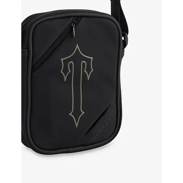 Trapstar Incline Embroidered Woven Mini Shoulder Bag - Black