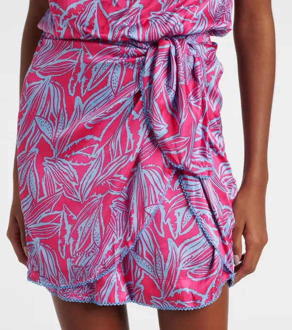 Poupette St Barth Celie Printed Minidress